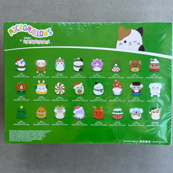Squishmallows | Toys | 2 Micromallows Mystery Pulls From The 224 Advent ...